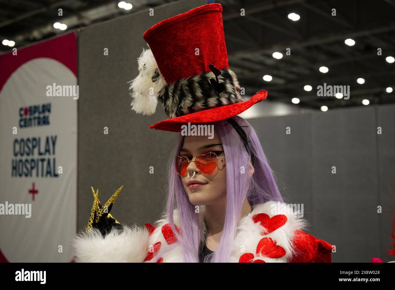 A female cosplayer at Comic Con London Stock Photo - Alamy