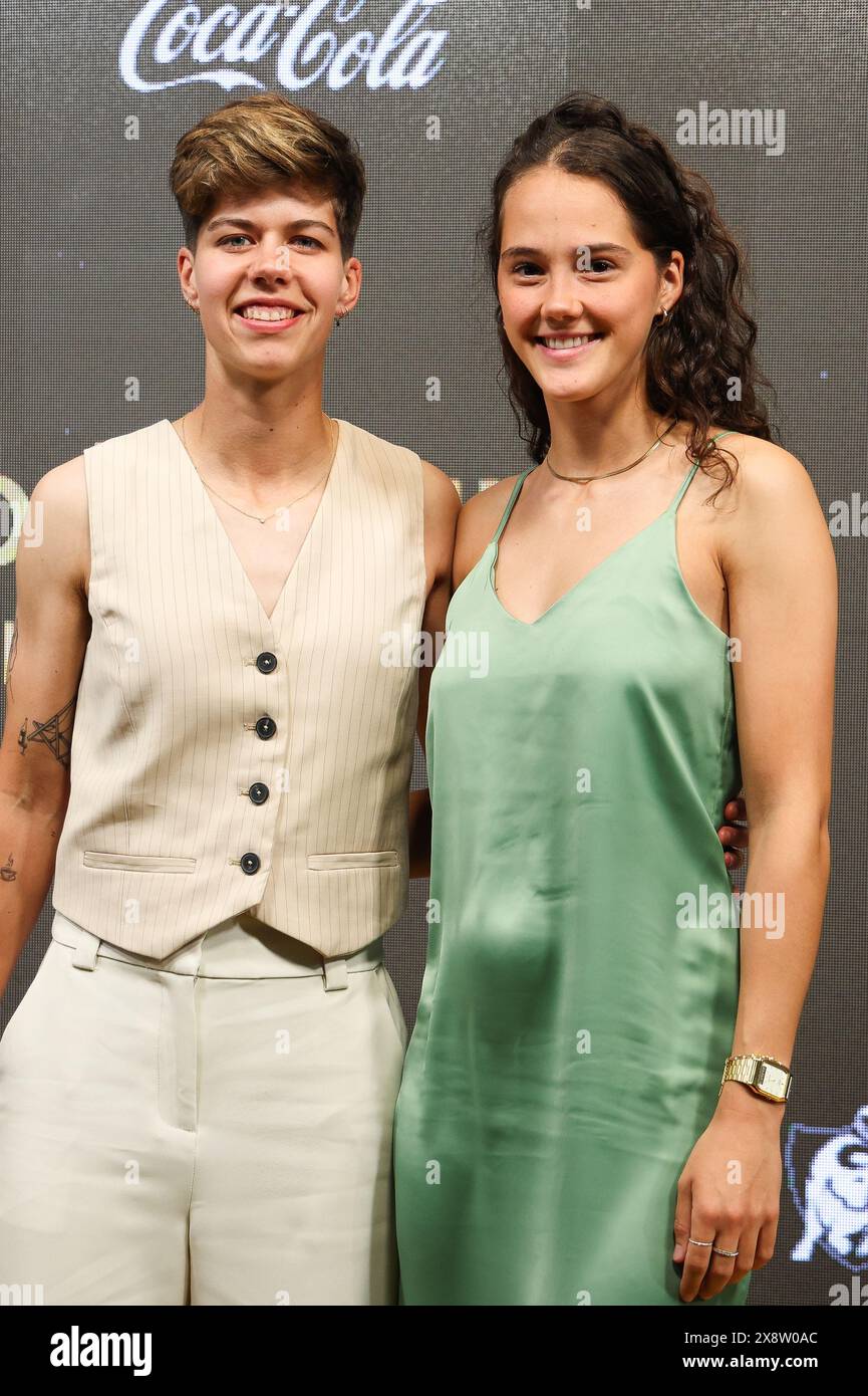 YLA's Isabelle Iliano pictured on the red carpet at the arrival for the Pro League Awards 2024 ...