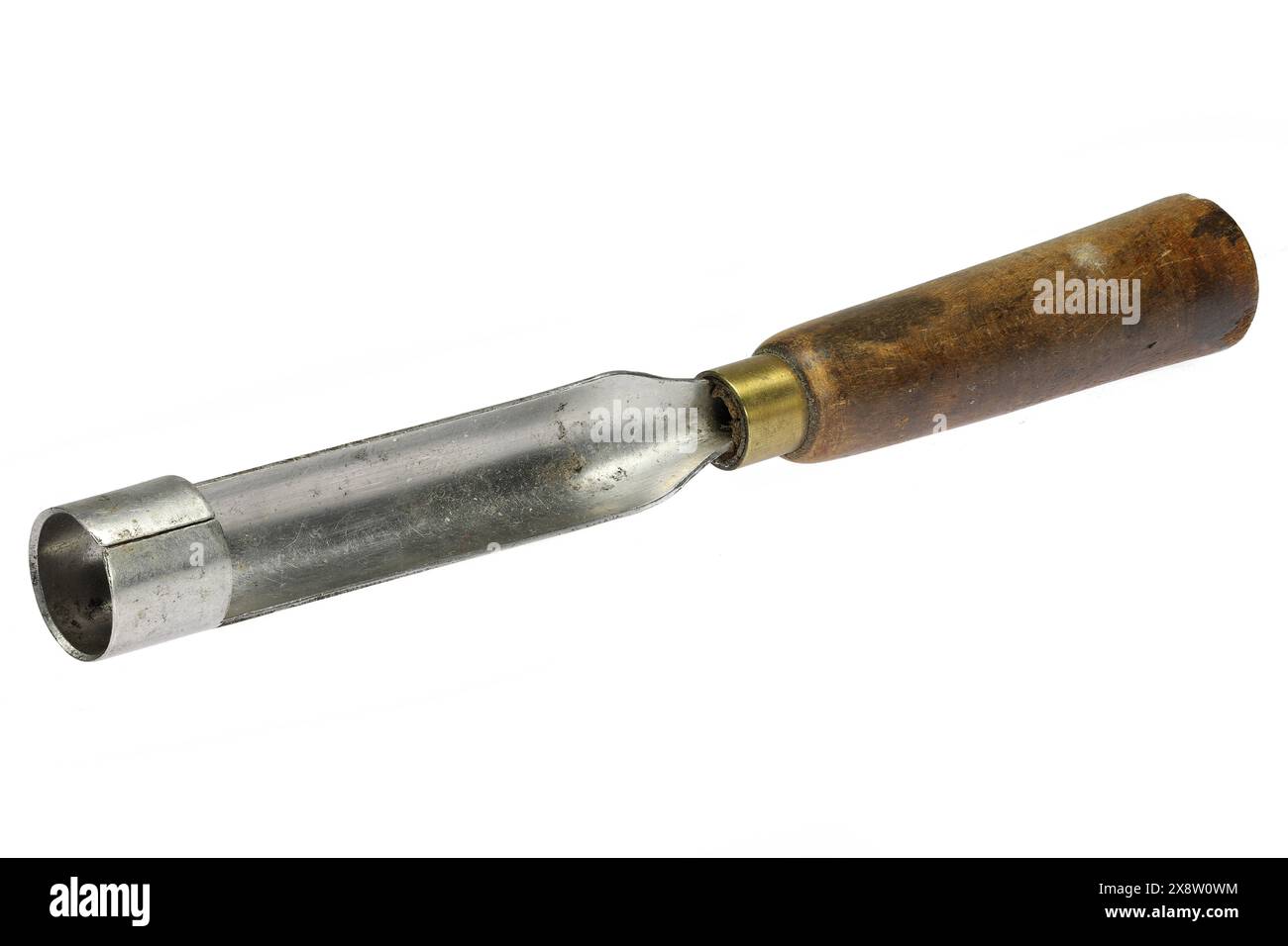 vintage apple corer isolated on white background Stock Photo - Alamy