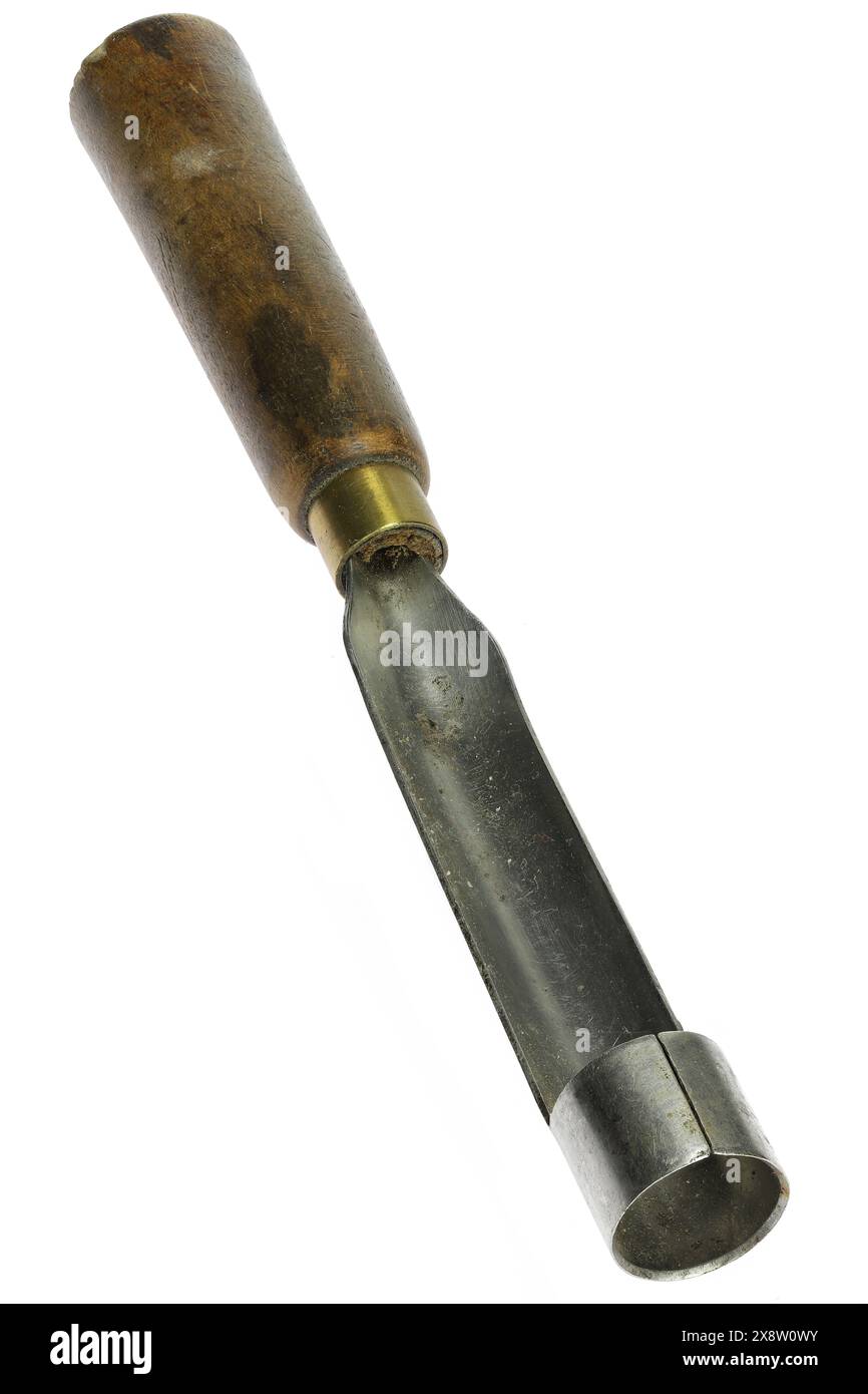 vintage apple corer isolated on white background Stock Photo - Alamy