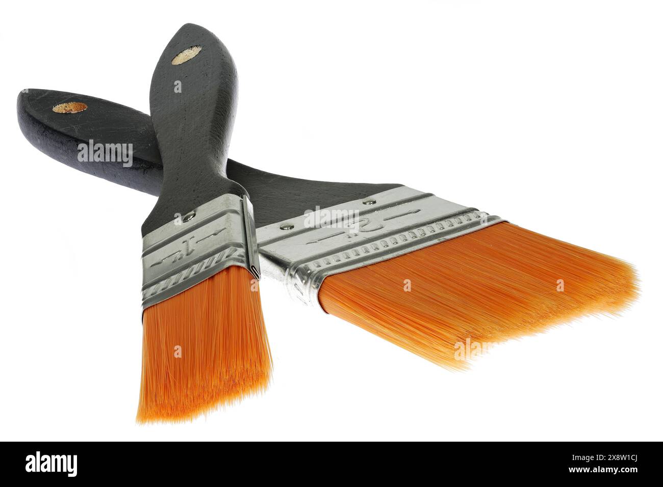 paintbrushes isolated on white background Stock Photo - Alamy