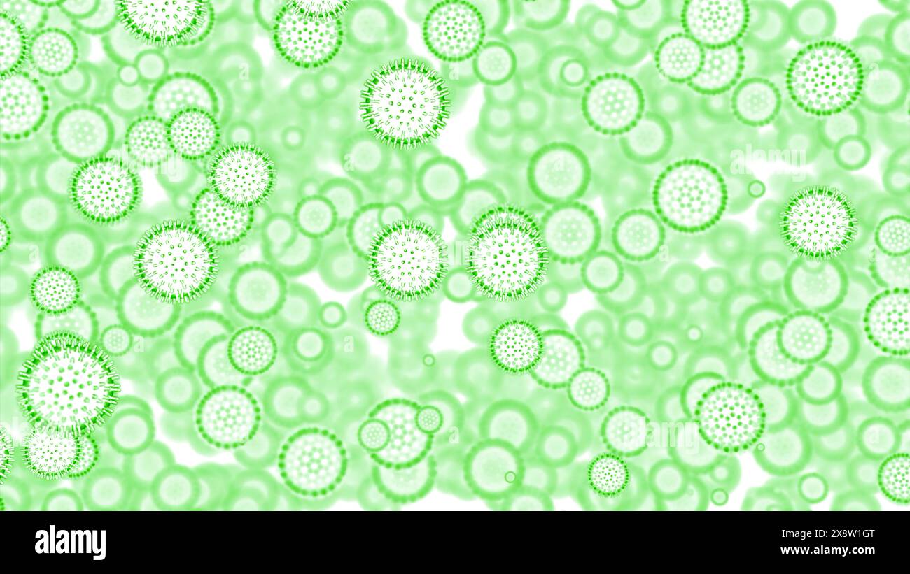 2d animated virus hi-res stock photography and images - Alamy
