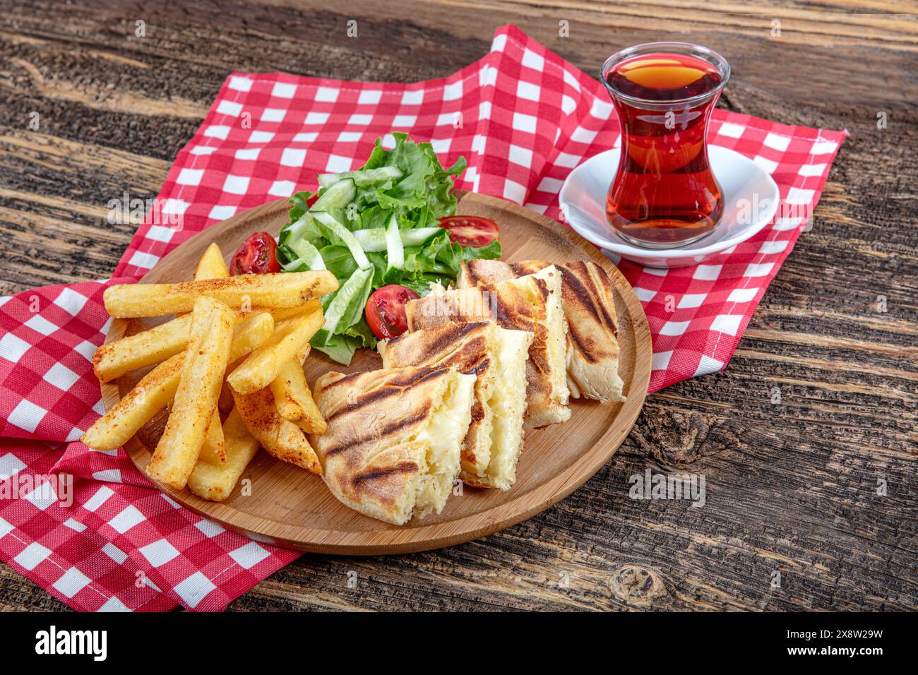 Turkish bazlama toast, plain baked bread toasted. Bazlama, Freshly ...