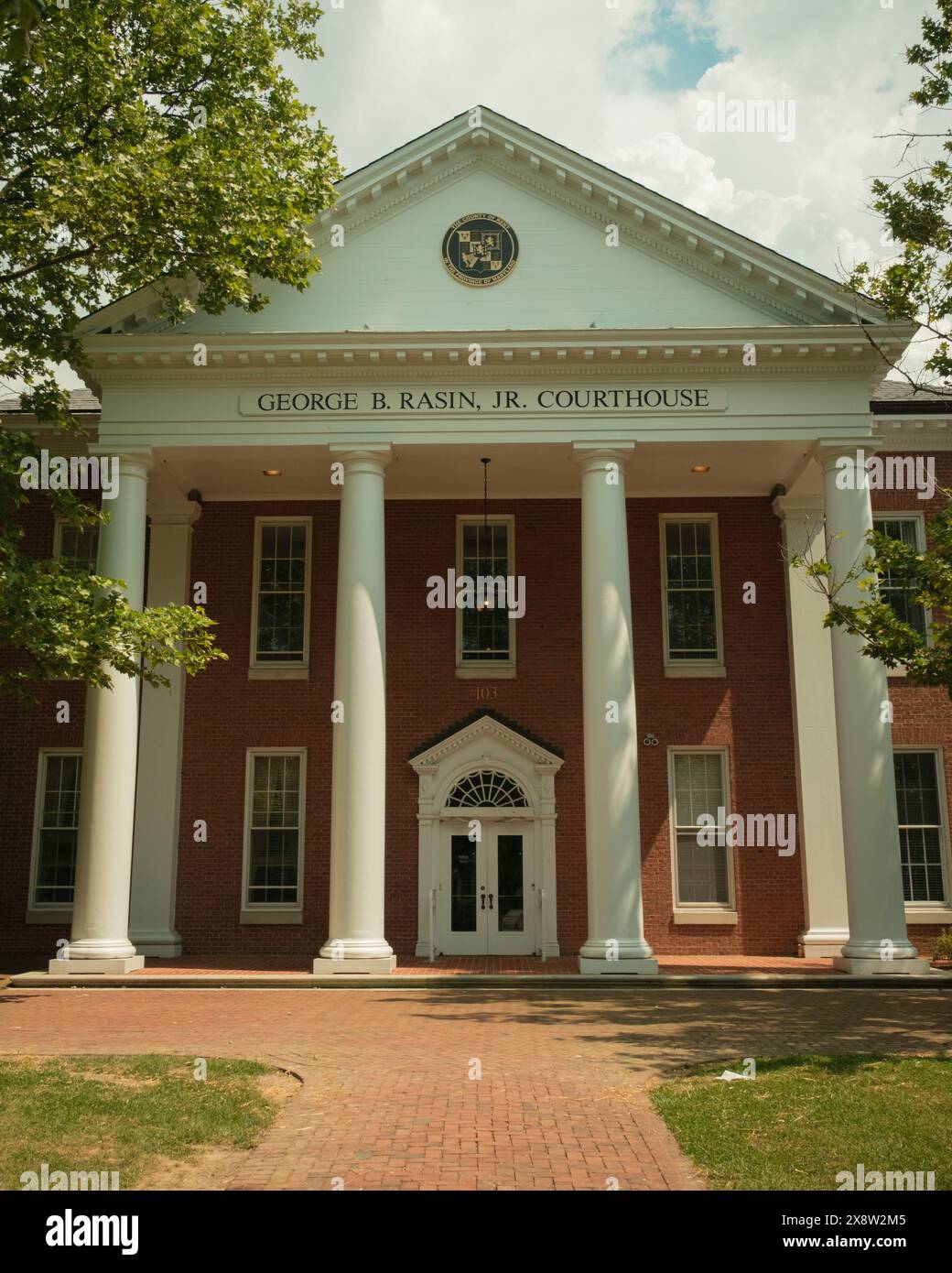 Kent County District Courthouse in Chestertown, Maryland Stock Photo ...