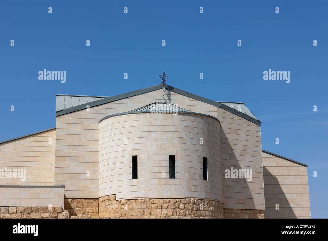 Church at Mt.Nebo is an elevated ridge located in Jordan. Mt. Nebo is ...