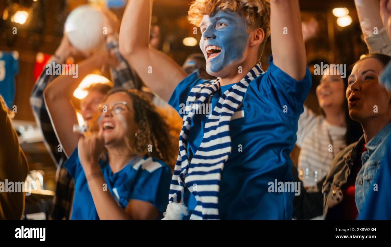 Slow motion portrait excited young hi-res stock photography and images ...