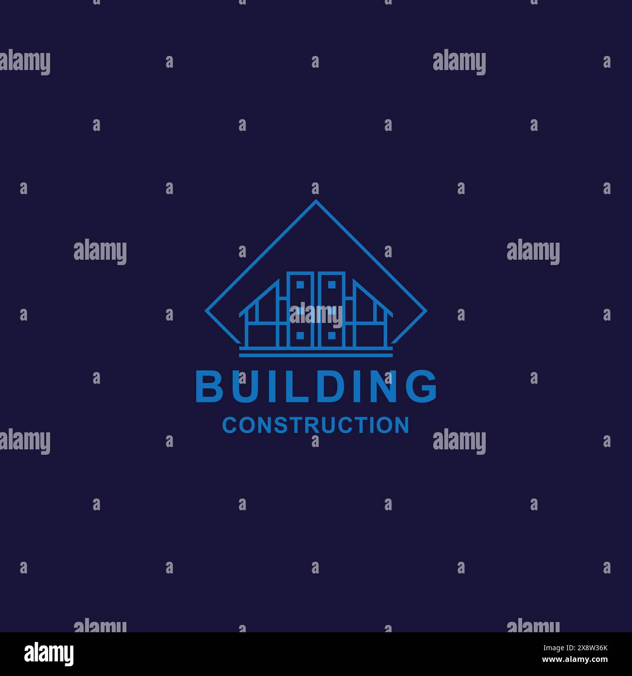 Building logo graphic design vector illustration. Good for branding ...
