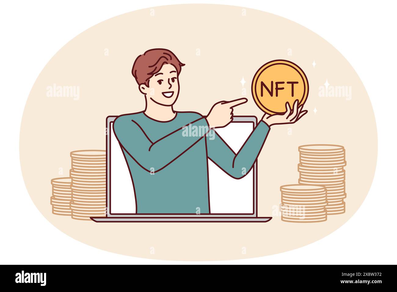 Man leans Cut Out Stock Images & Pictures - Alamy