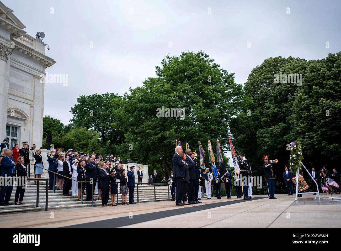 Arlington, United States. 27th May, 2024. President Joe Biden, Vice ...