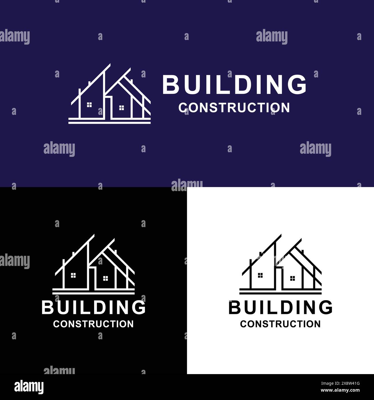 Building logo graphic design vector illustration. Good for branding ...