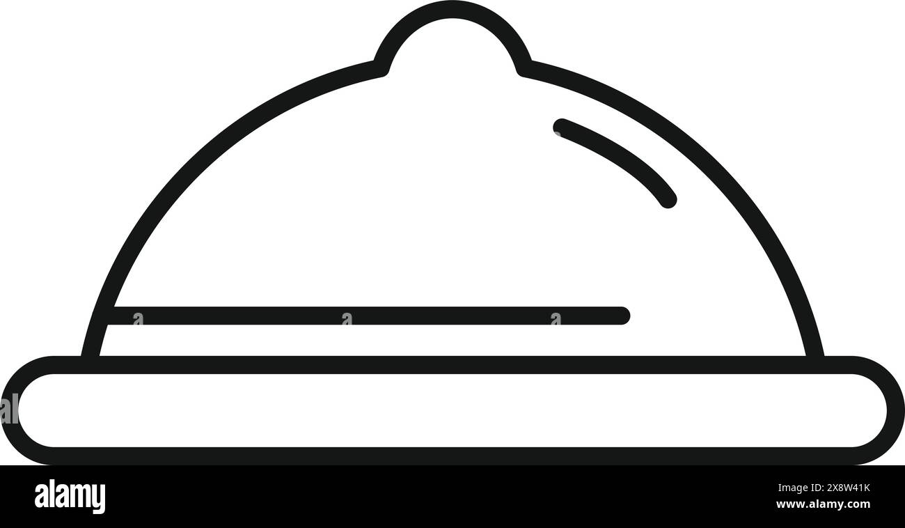 Serve ware utensil line icon Stock Vector Images - Alamy