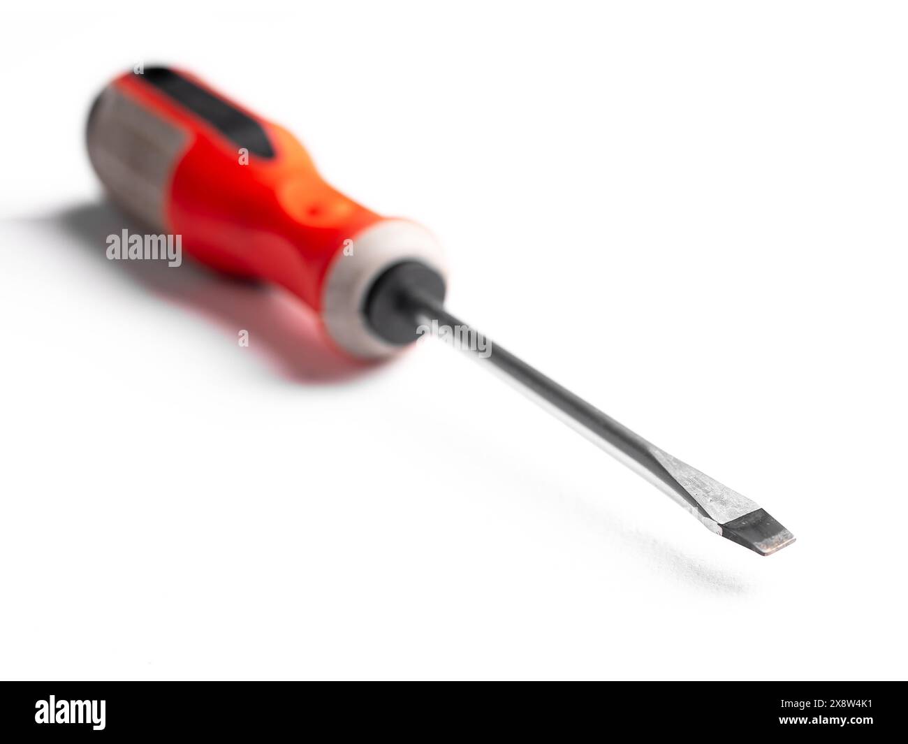 Screwdriver equipment and object, background plastic light steel work ...
