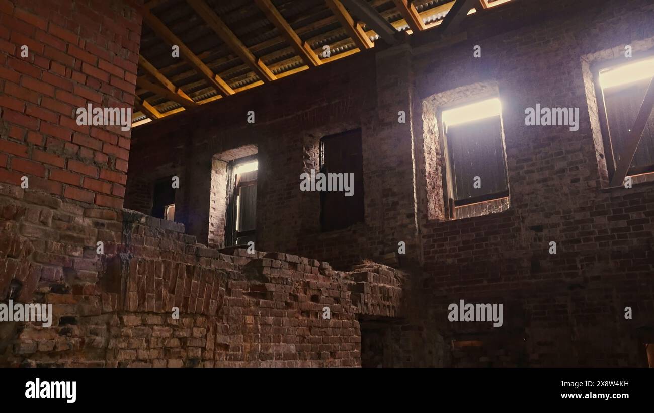 Inside old factory stock footage hi-res stock photography and images ...