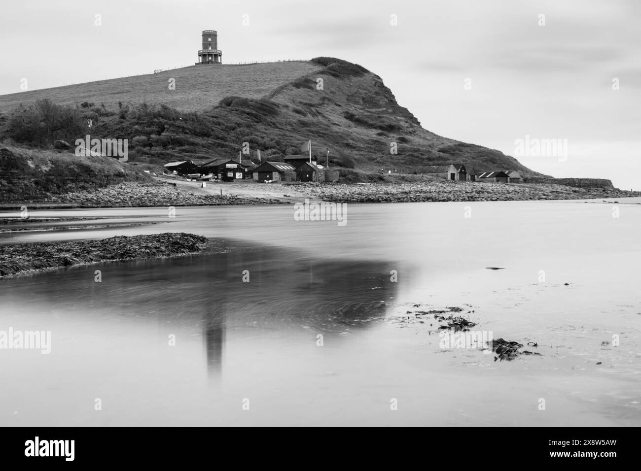 Kimmeridge Bay and Clavell Tower, Jurassic Coast, Dorset, England Stock ...