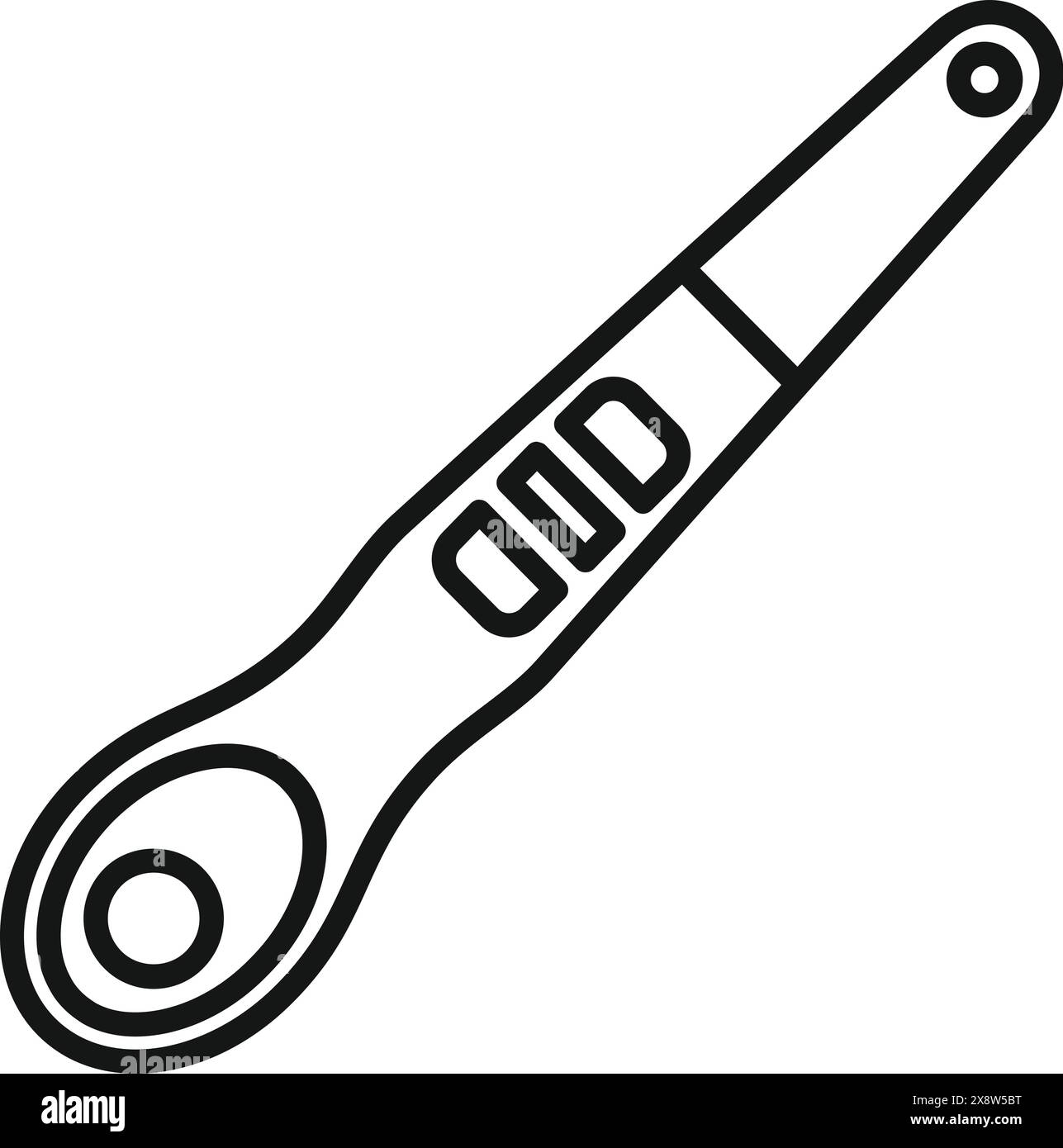 Medical thermometer icon in Black and White Stock Photos & Images - Alamy