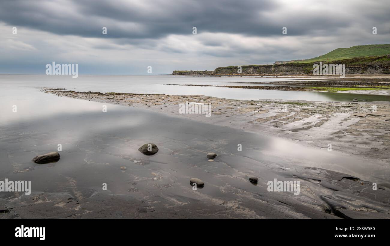Kimmeridge Bay, Jurassic Coast, Dorset, England, Long Exposure Stock ...