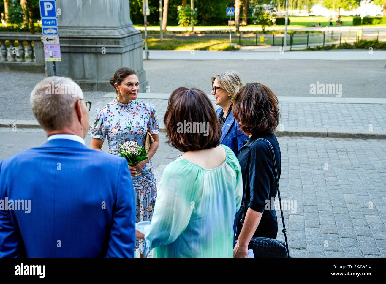 Stockholm, Kronprinsessan to Nordiska museet, Sweden, 05 27 2024, Year ...