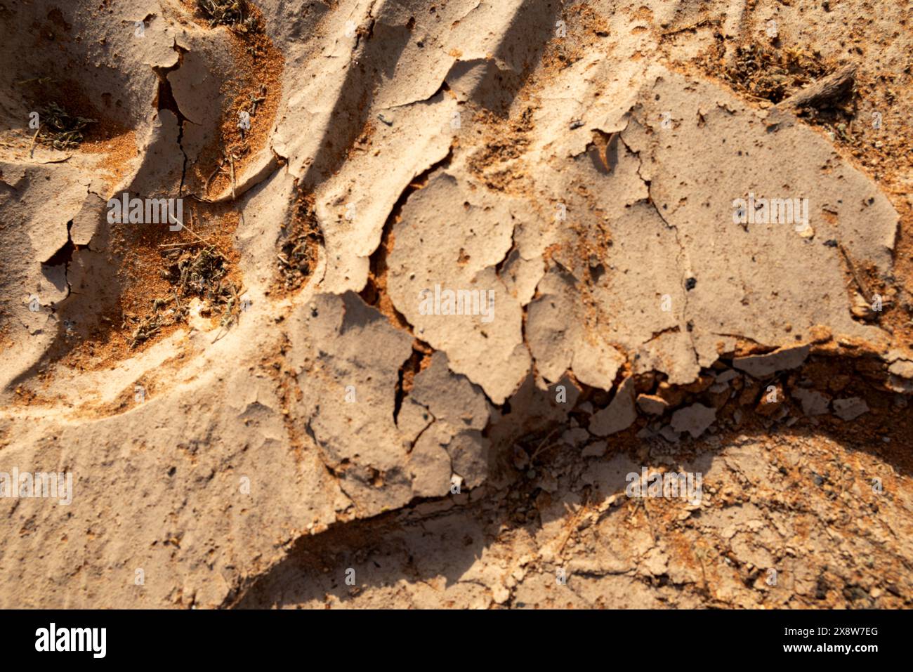 Textured dried sand Stock Photo - Alamy