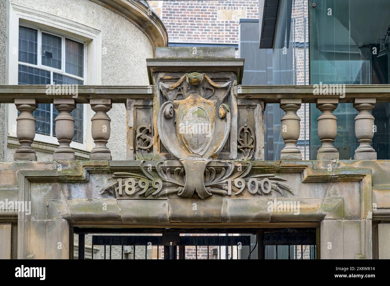 Architectural detail of a 1899 1900 sandstone carving at the Tron ...