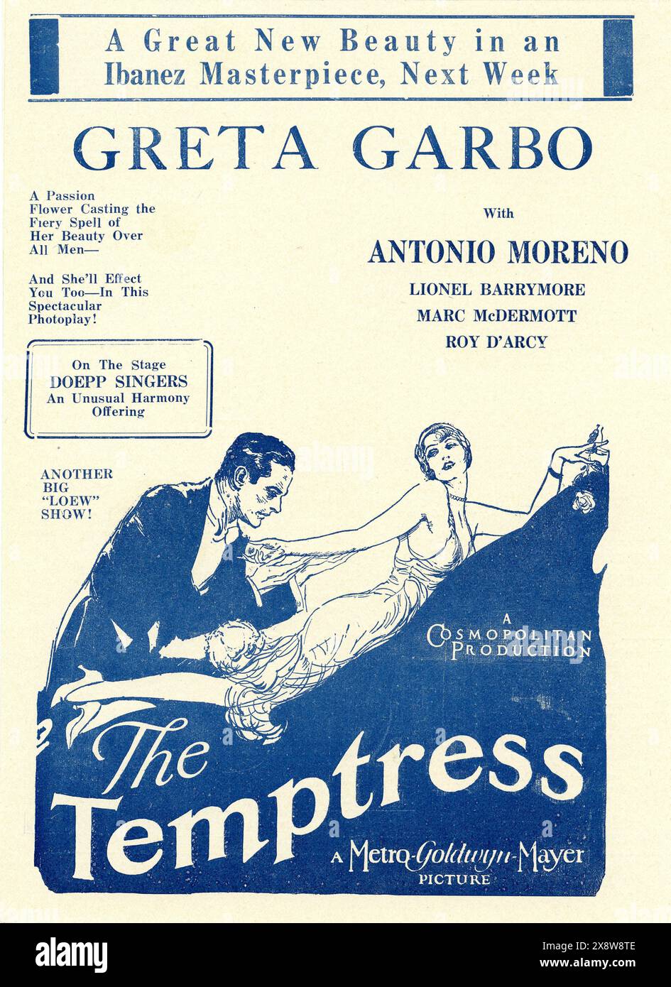 Greta garbo 1926 hi-res stock photography and images - Alamy