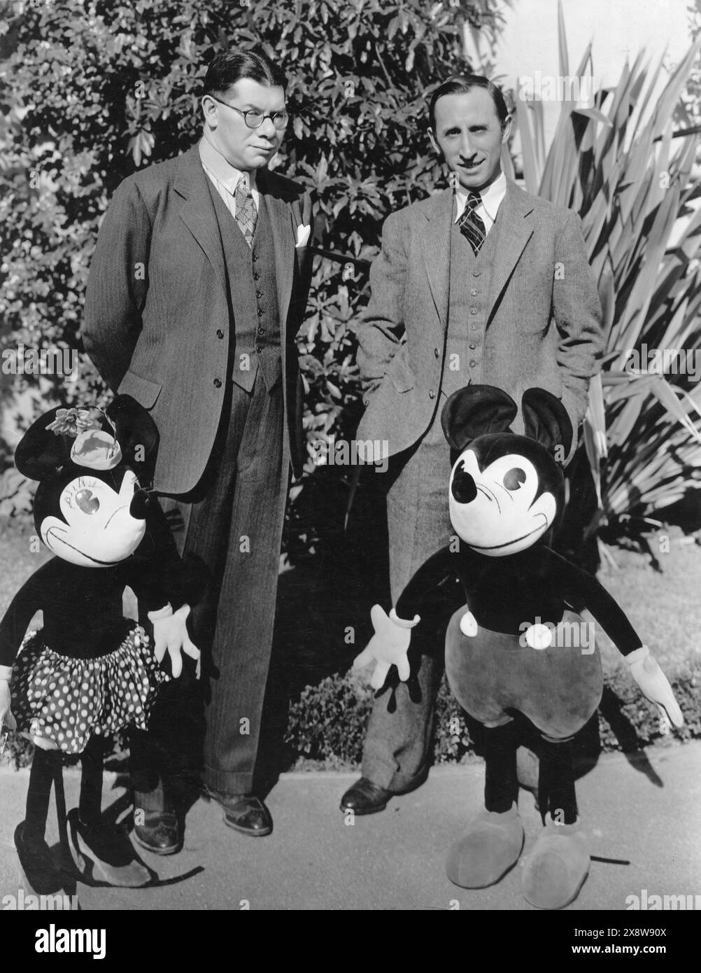 Merchandising genius HERMAN "KAY" KAMEN and ROY DISNEY, brother of WALT ...