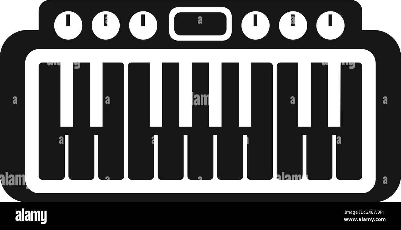 Minimalist black white keyboard Cut Out Stock Images & Pictures - Alamy