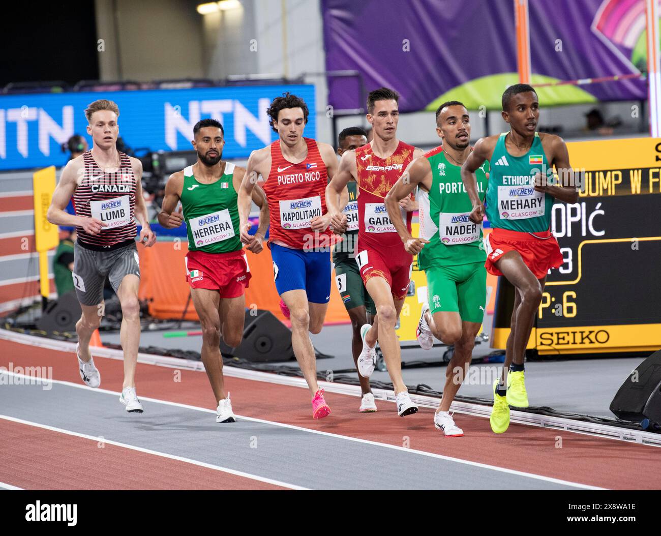 Isaac Nader of Portugal competing in the men’s 1500m at the World ...