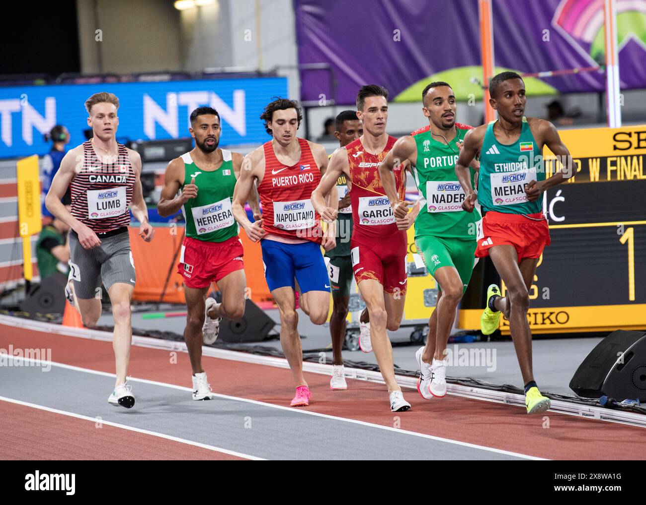 Isaac Nader of Portugal competing in the men’s 1500m at the World ...