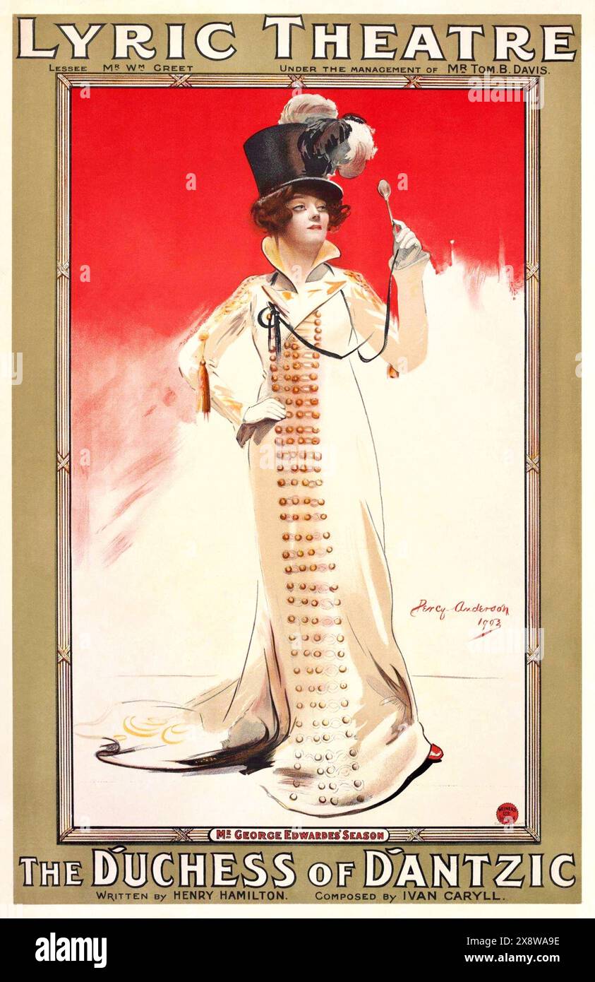 Percy Anderson - The Duchess of Dantzic - 1903 Stock Photo - Alamy