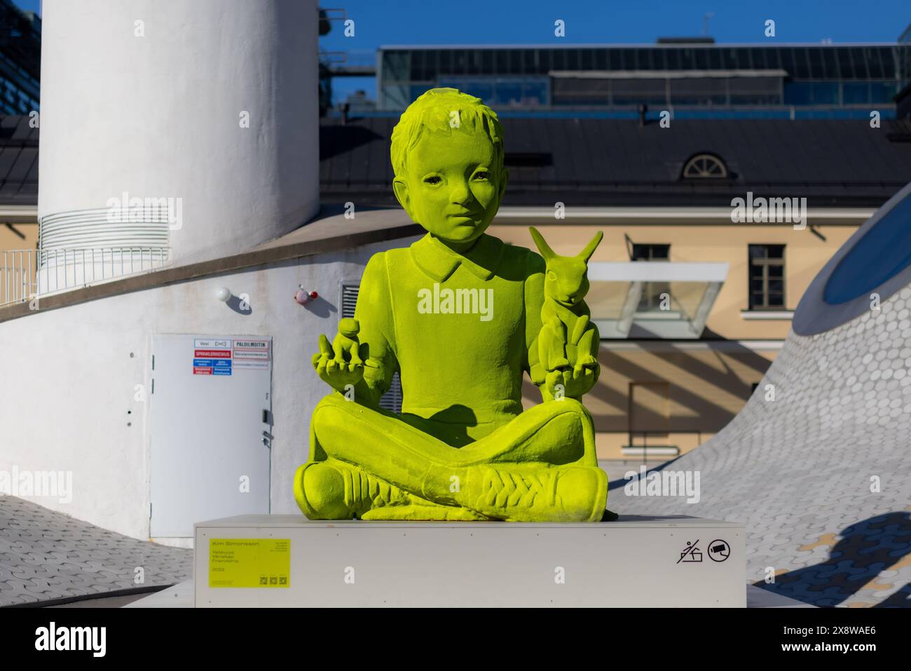 Green Giant Statue in Middle of Helsinki in Finland Stock Photo - Alamy