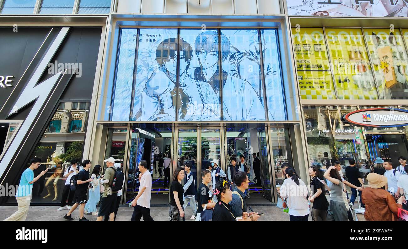 Shanghai, China. 27th May, 2024. Visitors are visiting Bailian ZX ...