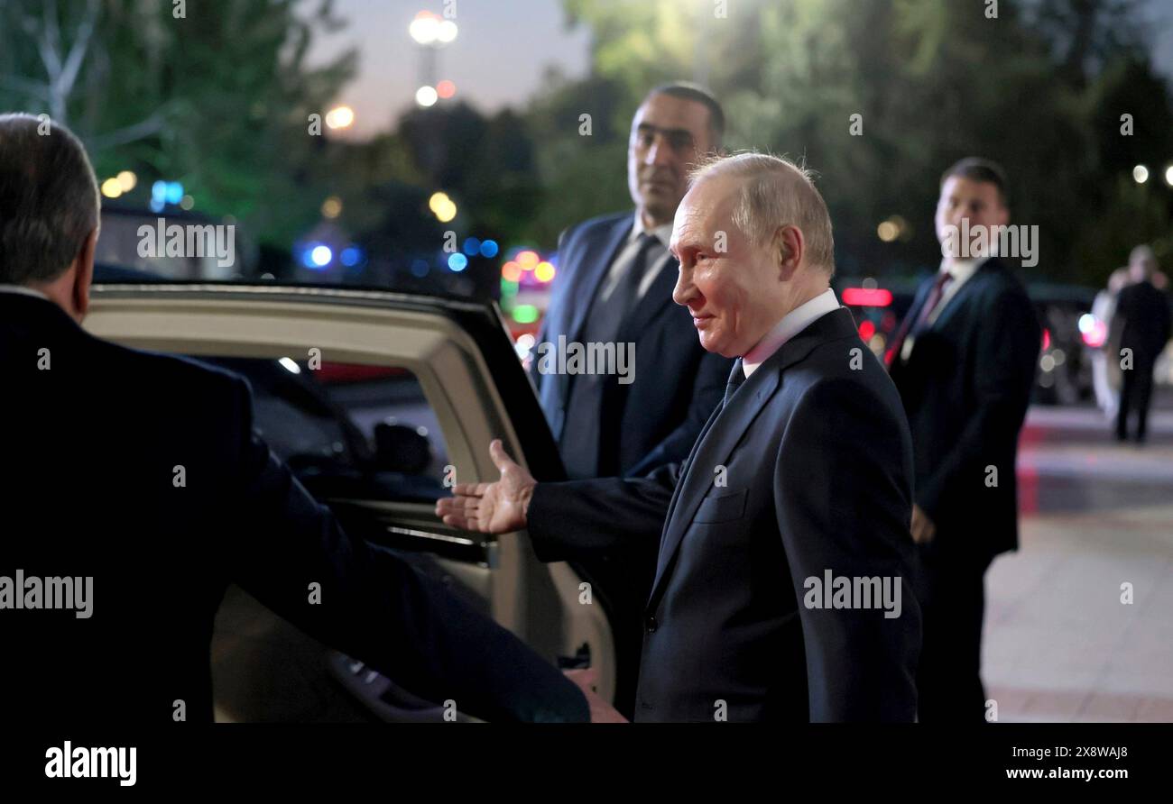 Tashkent, Uzbekistan. 26th May, 2024. Russian President Vladimir Putin ...