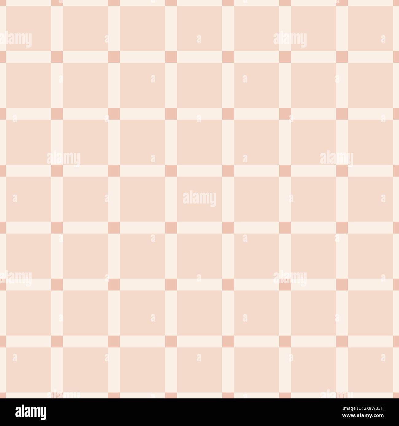 Seamless vector pattern warm pink pastel simple grid repeat, check ...