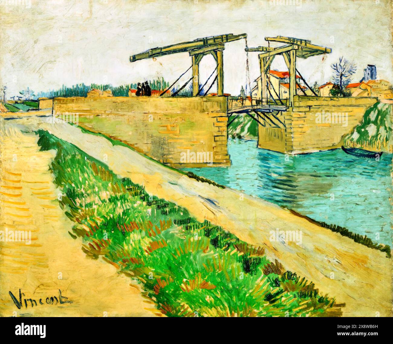 The Langlois Bridge, 1888 (Painting) Artist Gogh, Vincent van (1853-90 ...