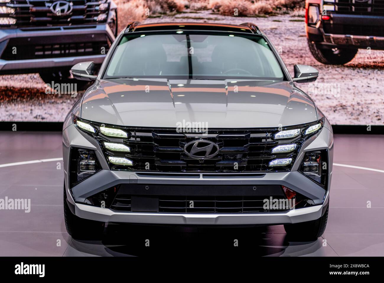 New York City, USA - March 27, 2024: 2025 Hyundai Tucson modern car at ...