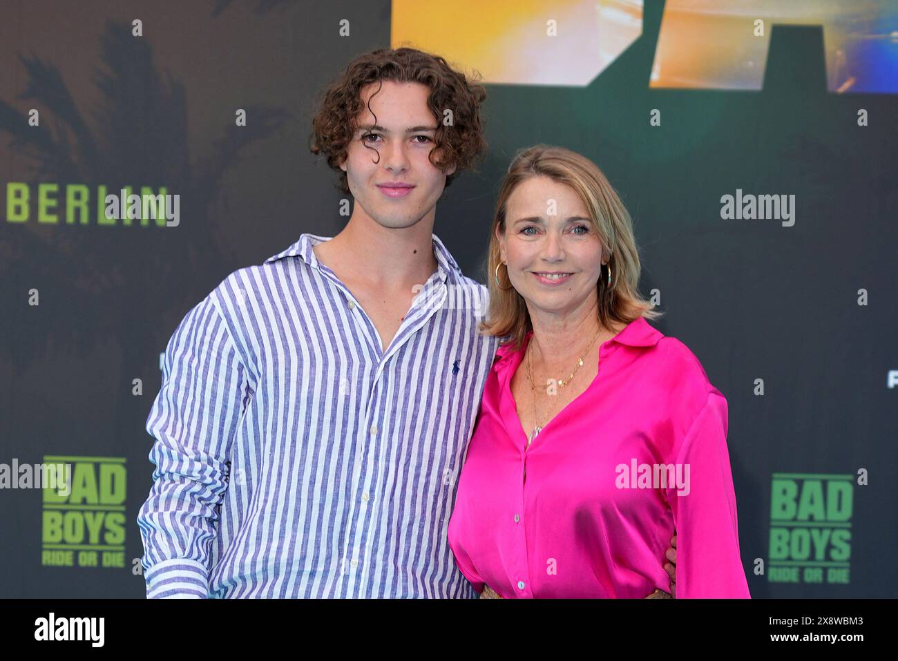 Tina Ruland und ihr Sohn Jahvis bei der "Bad Boys: Ride or Die“ Film ...