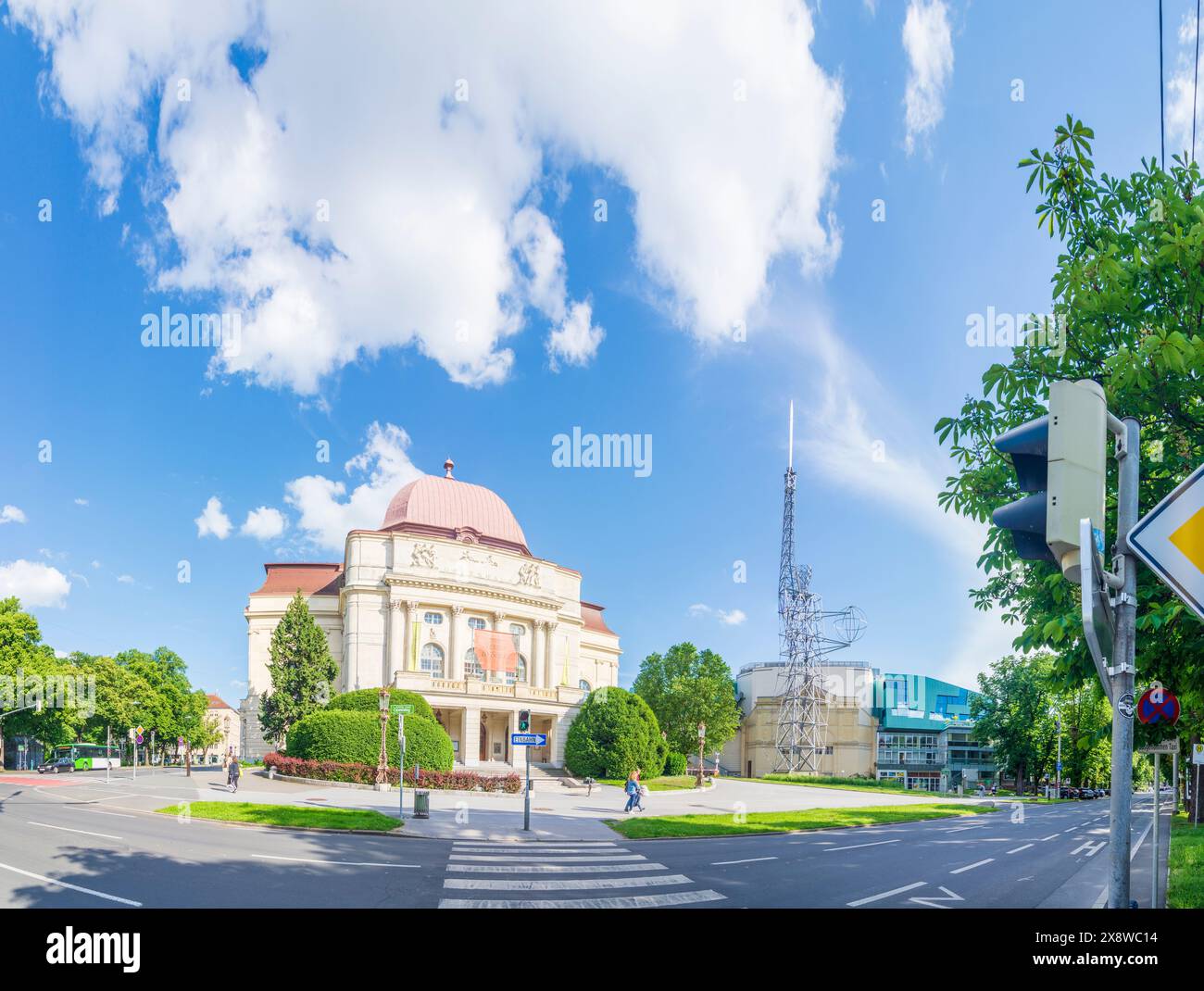 Graz: opera Graz, steel sculpture, the “lightsaber” in Region Graz ...