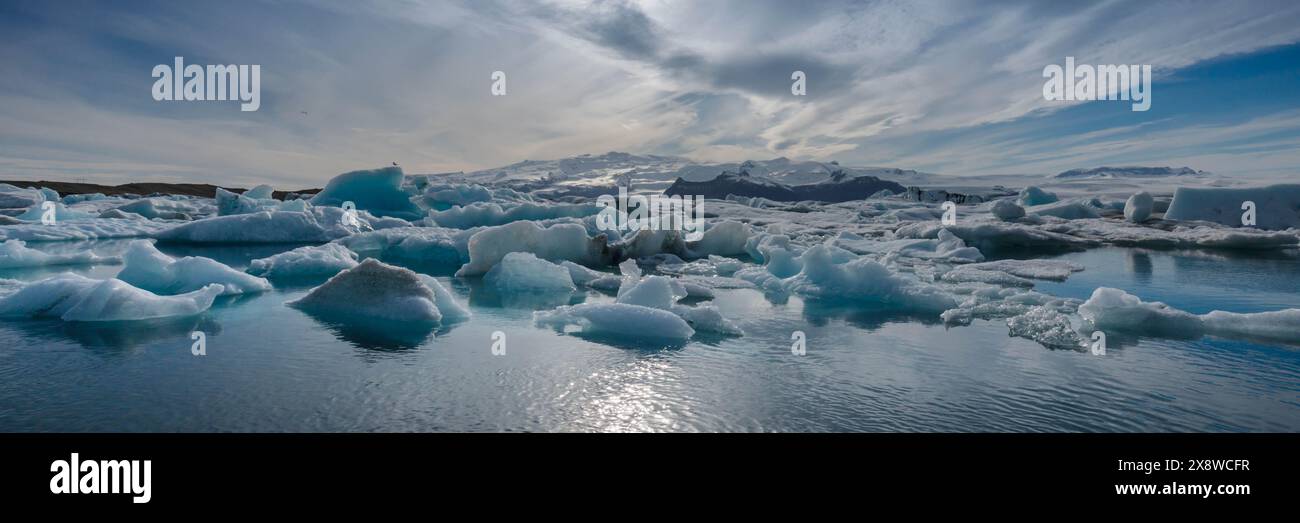 Jökulsárlón, Ice Lagoon, Vatnajökull National Park, Iceland Stock Photo ...