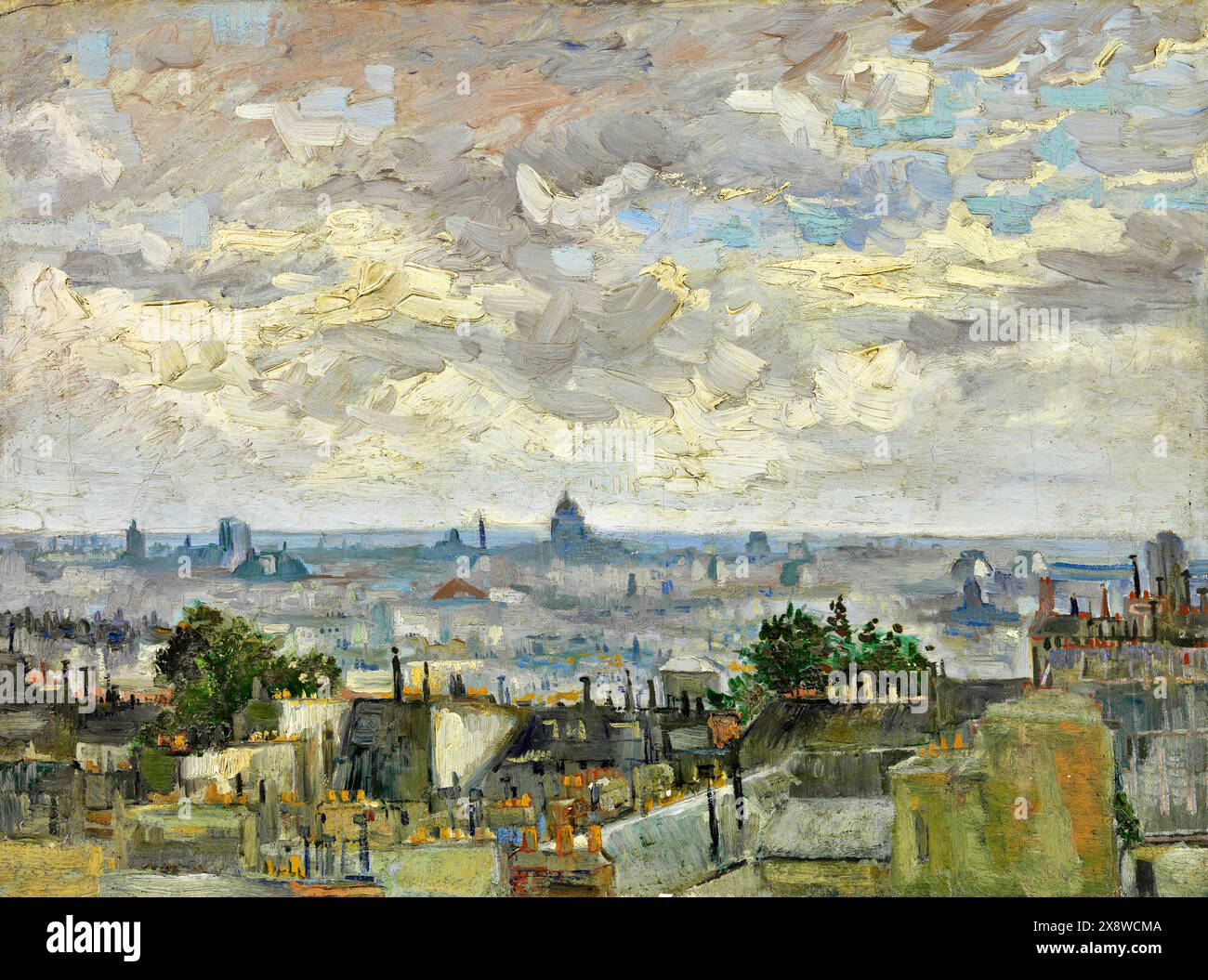 Self portrait 1886 oil canvas Stock Vector Images - Alamy