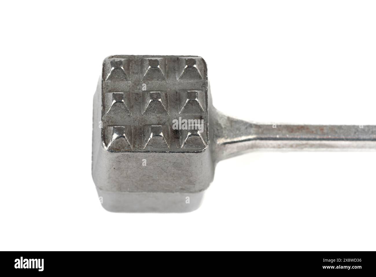 Close-up of a Bouchard, or chop hammer - a kitchen utensil for chopping ...