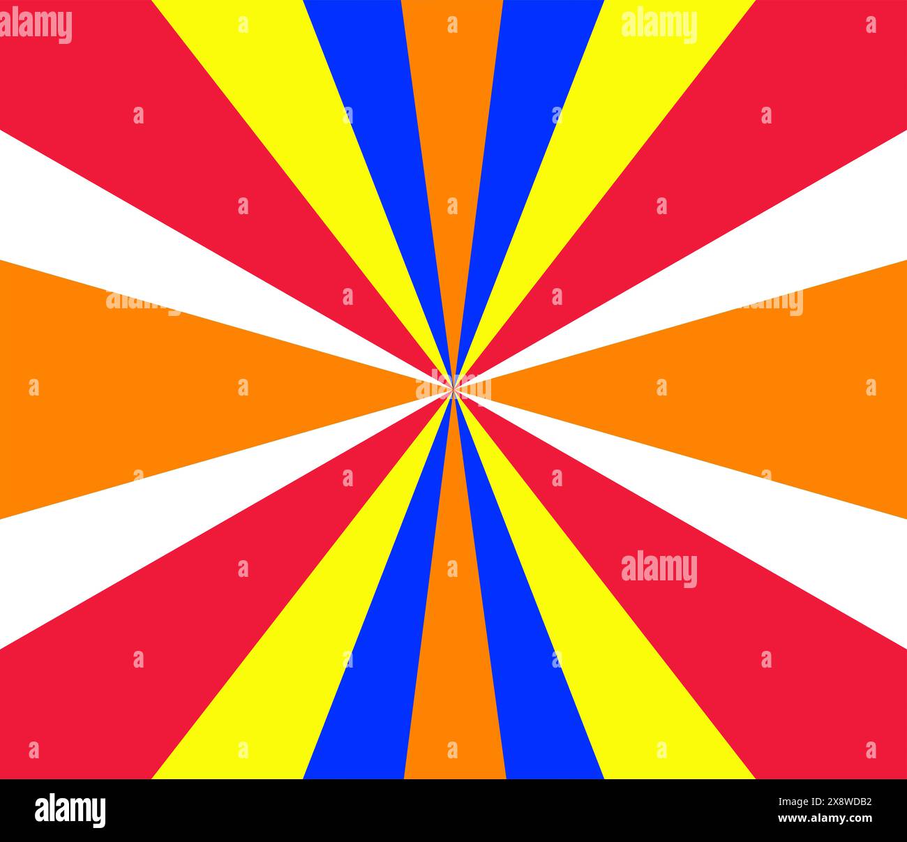 Abstract starburst spiral multicoloured triangles that look unusual and ...