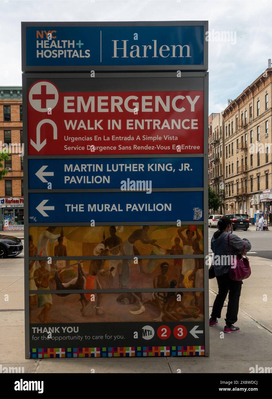 public wall murals done by the WPA at Harlem Hospital in Harlem NYC ...