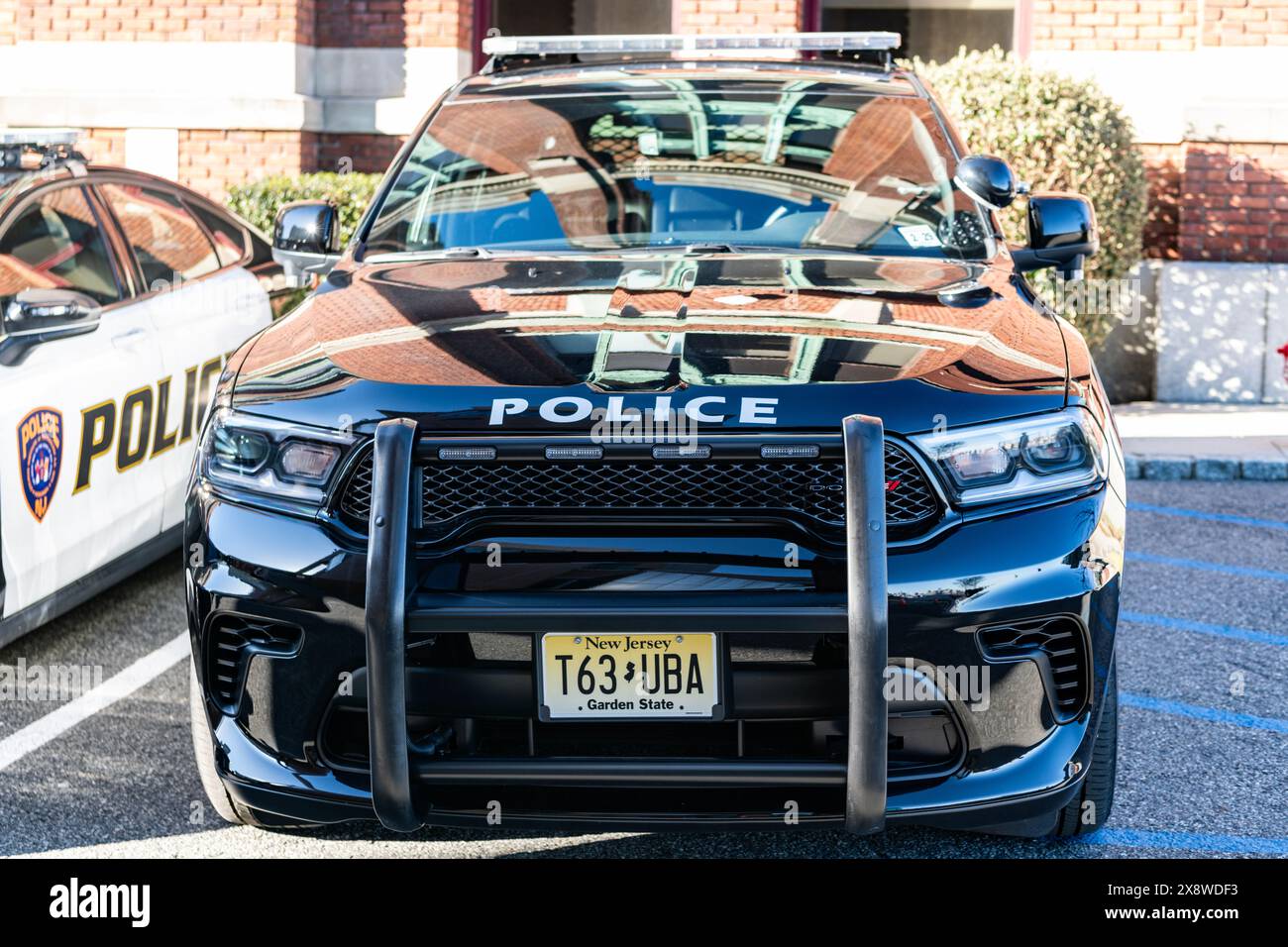 New York City, USA - March 25, 2024: Dodge Durango Police car parked ...