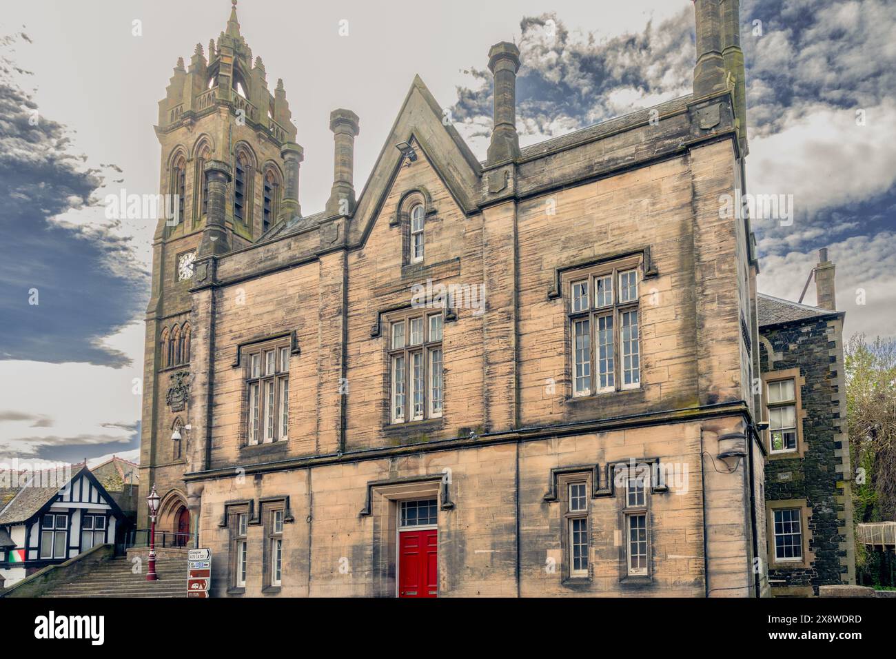 The Sheriff court house, formerly the county rooms and a jail, is seen ...