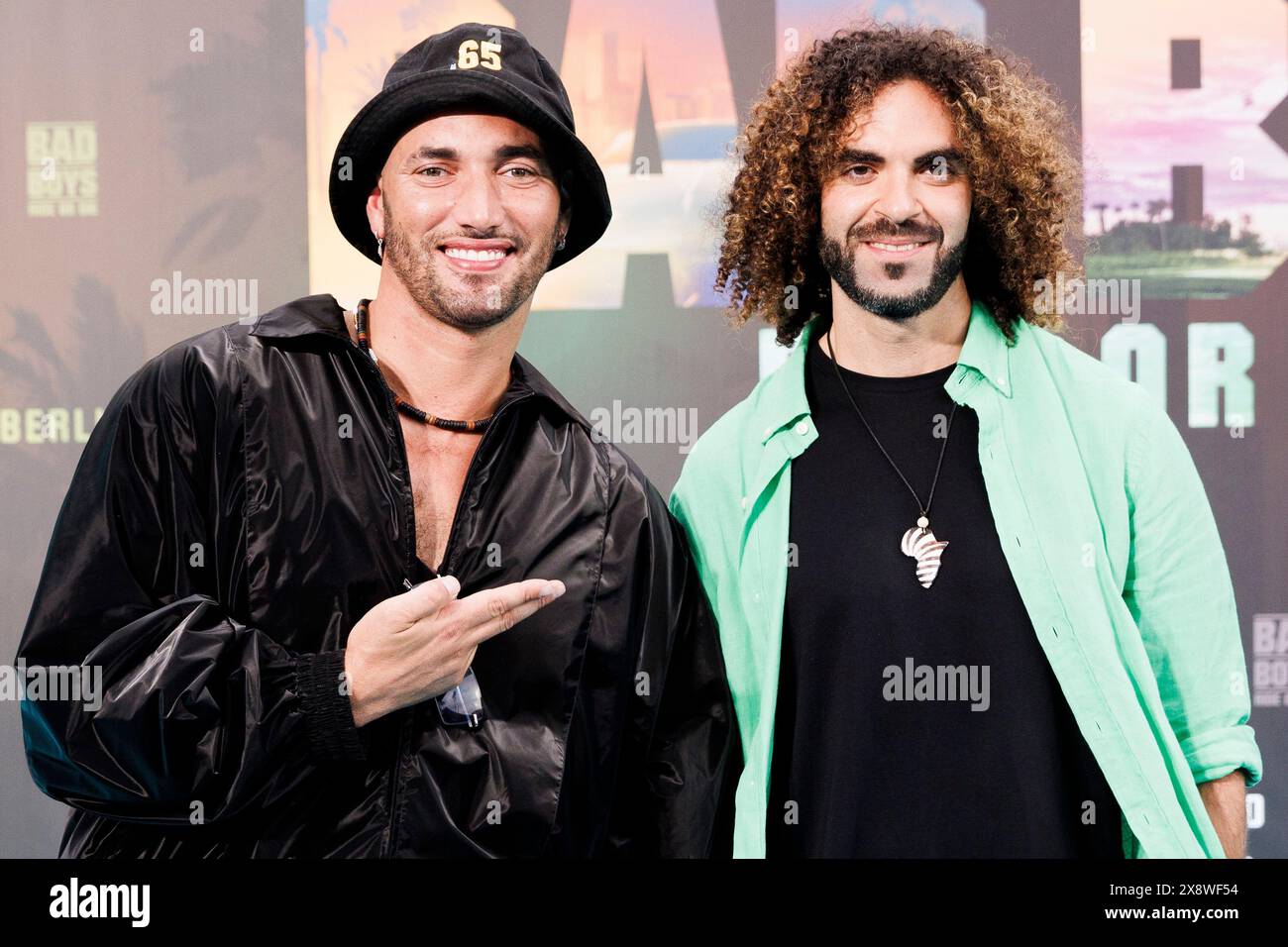 27 May 2024, Berlin: Directors Adil El Arbi and Bilall Fallah (l ...