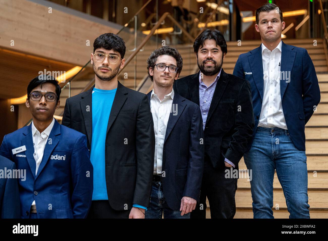 Praggnanandhaa magnus carlsen hi-res stock photography and images - Alamy