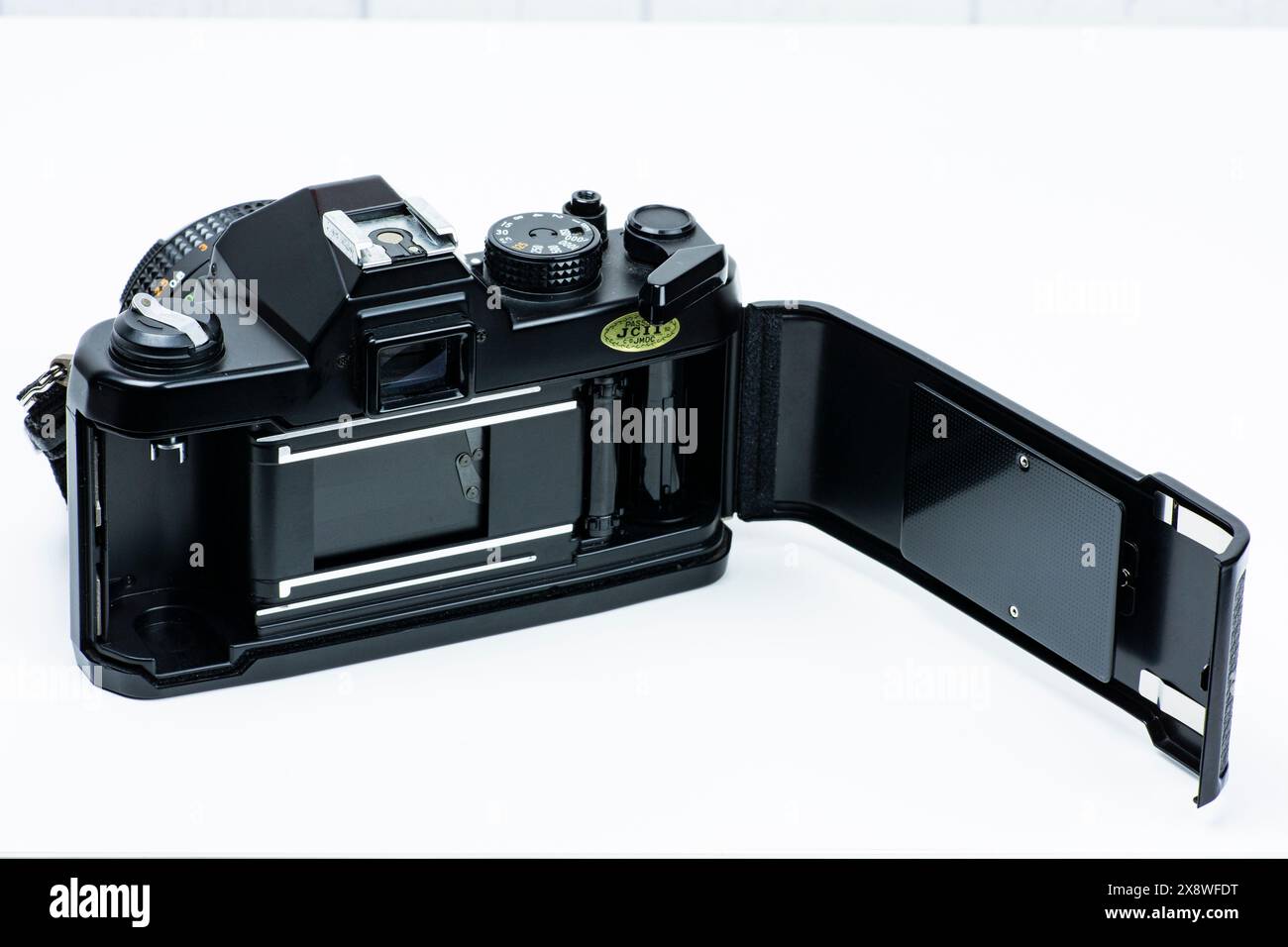 Eine alte offene Retro Kamera Stock Photo - Alamy