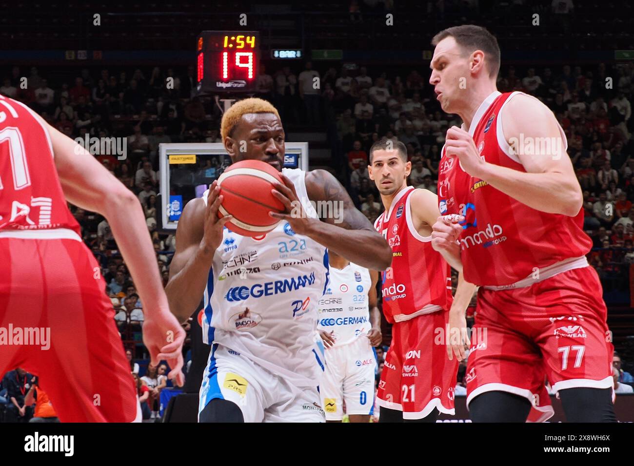 Milan, Italy. 27th May, 2024. Jason Burnell (Germani Brescia ...
