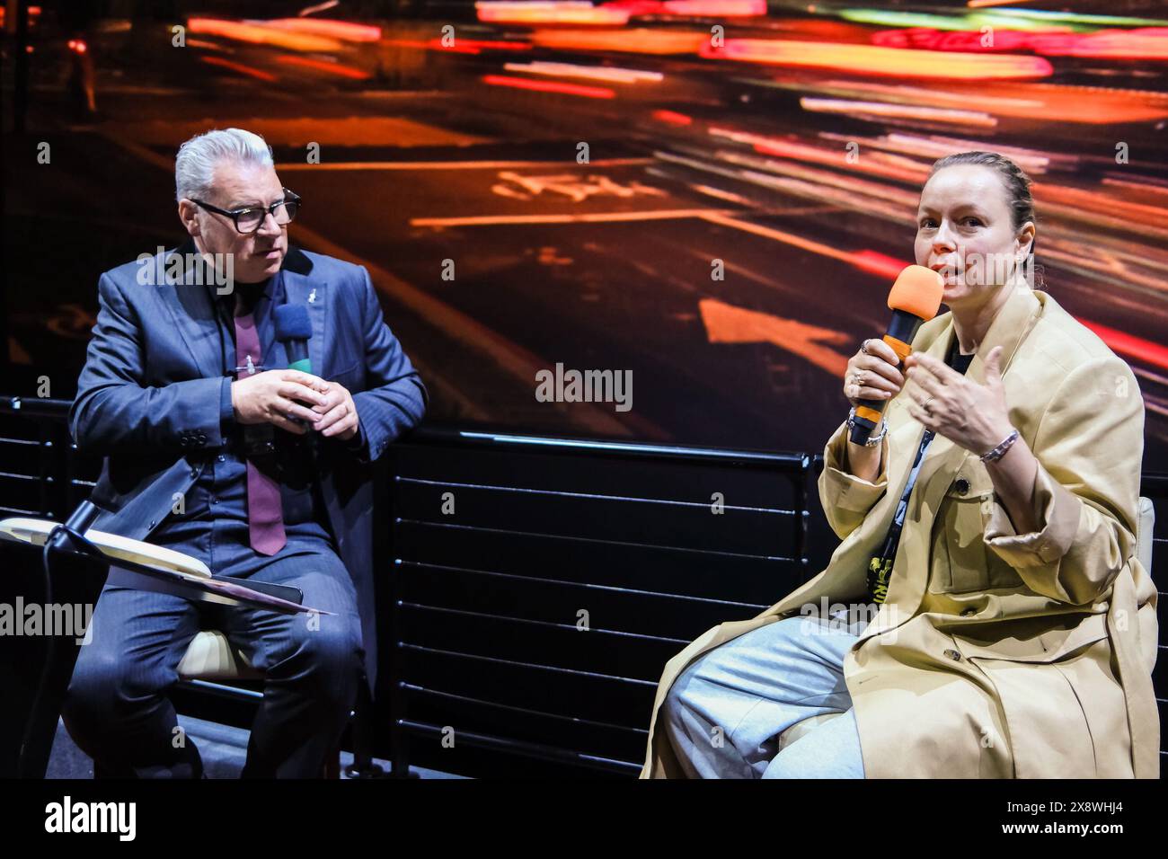 London, UK. 27th May, 2024. Mark Kermode and Samantha Morton ...