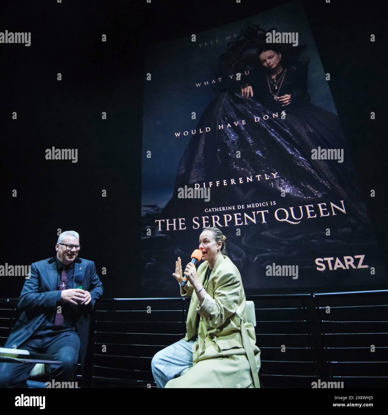 London, UK. 27th May, 2024. Mark Kermode and Samantha Morton ...
